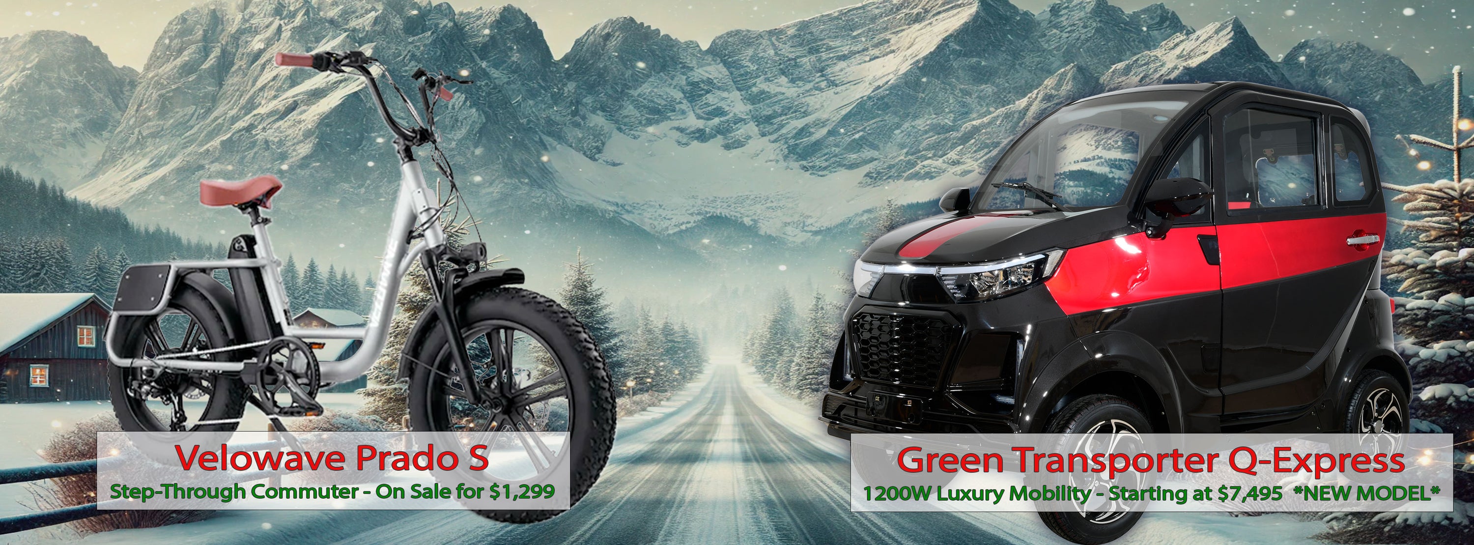 Electric Whispering has Fast E-Bikes & Comfortable Mobility Scooters!