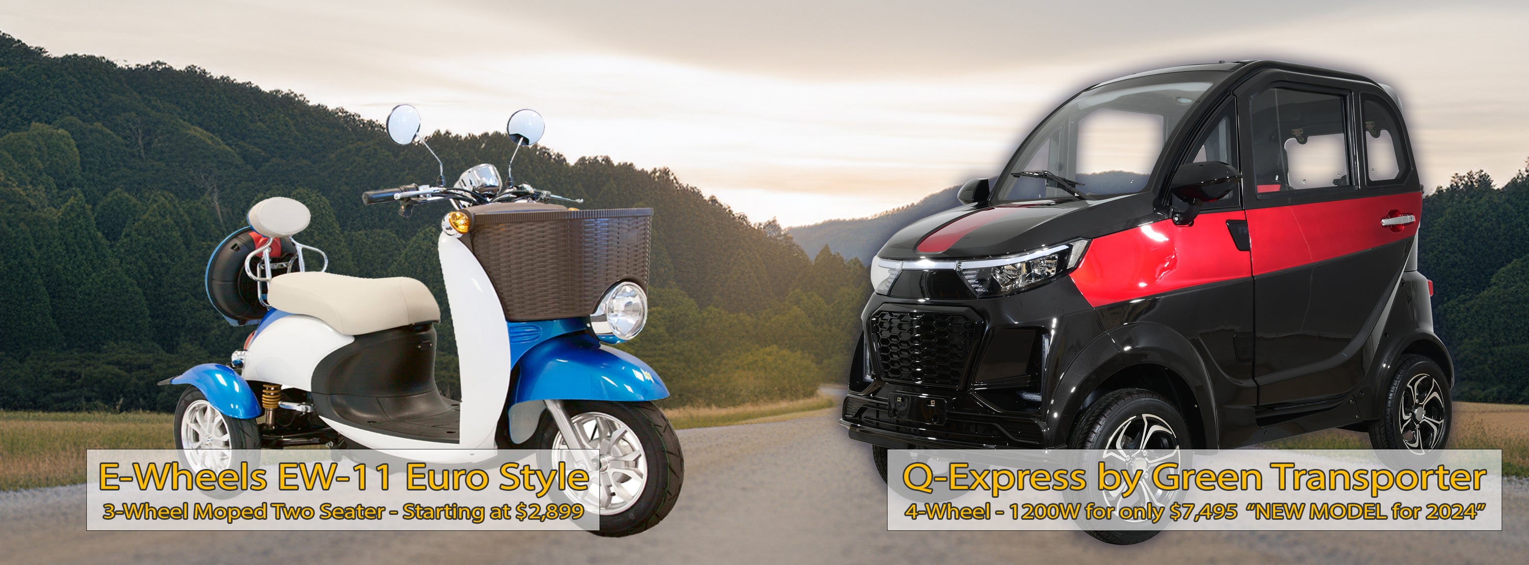 Electric Whispering has Fast E-Bikes & Comfortable Mobility Scooters!