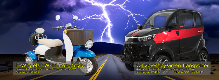 Electric Whispering has Fast E-Bikes & Comfortable Mobility Scooters!